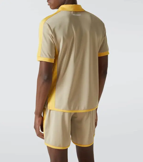 WALES BONNER Logo Colorblocked Polo Shirt