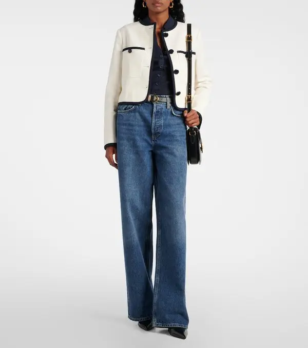 Veronica Beard Scottie Cotton-blend Top