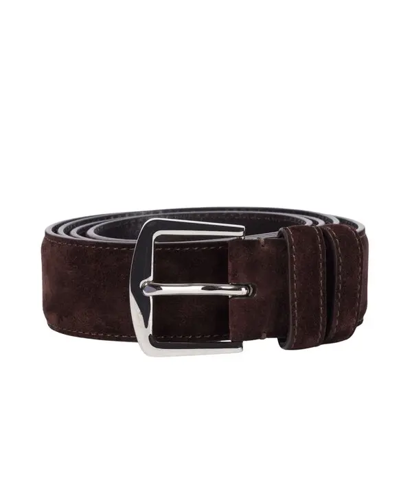 Loro Piana Alsavel Suede Belt - Brown