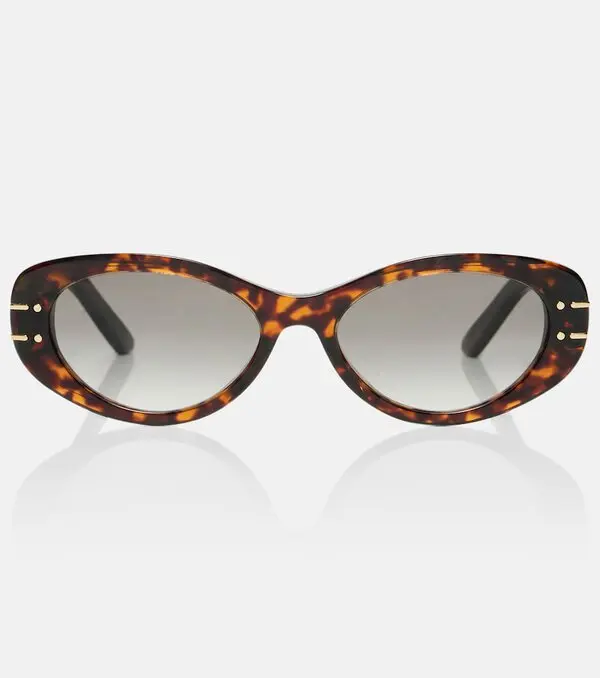 Dior Diorsignature B8u Oval Sunglasses - Brown