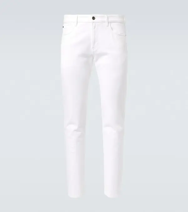 Loro Piana Straight Jeans - White