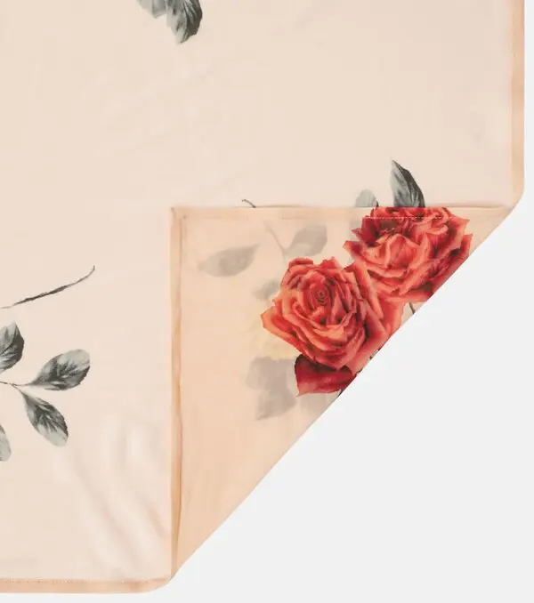 Magda Butrym Floral Silk-blend Scarf
