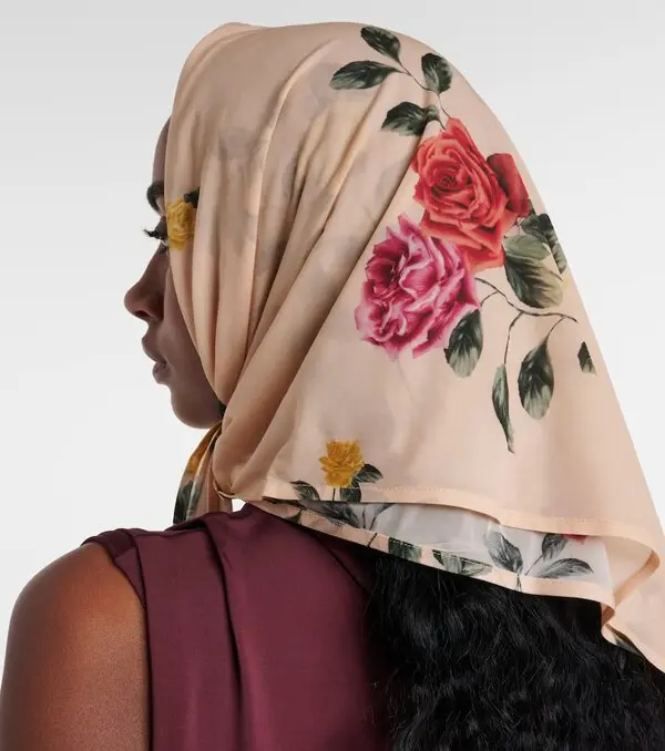 Magda Butrym Floral Silk-blend Scarf