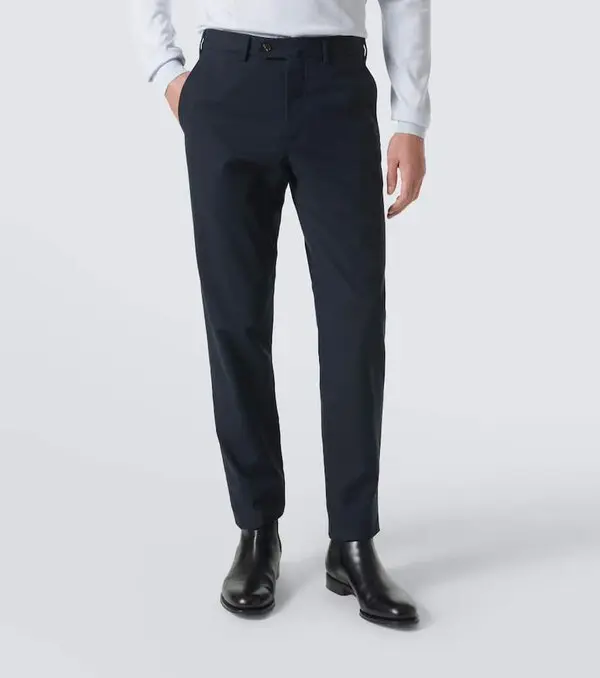 Loro Piana Pantaflat Cotton-blend Chinos