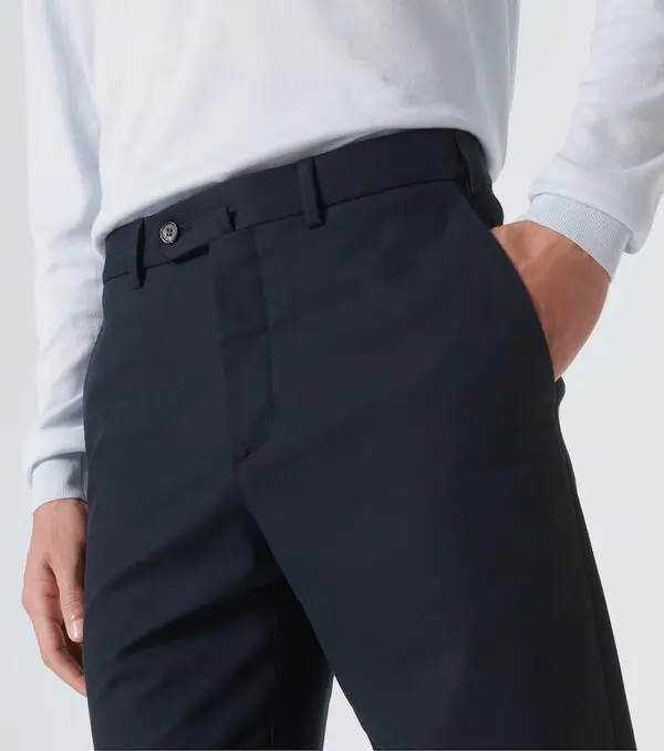 Loro Piana Pantaflat Cotton-blend Chinos