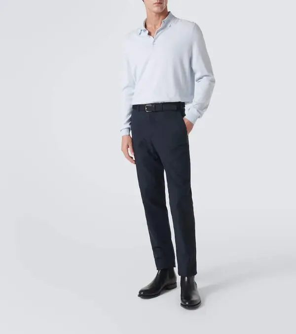 Loro Piana Pantaflat Cotton-blend Chinos