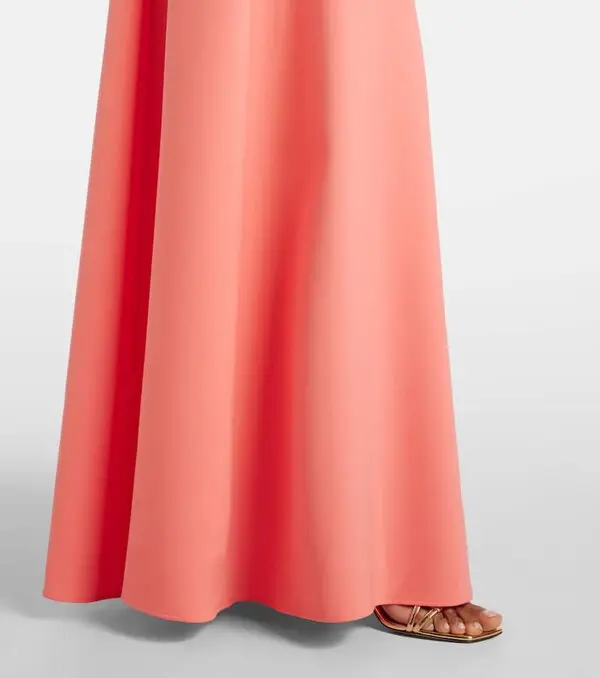Carolina Herrera Bow-detail Crepe Gown