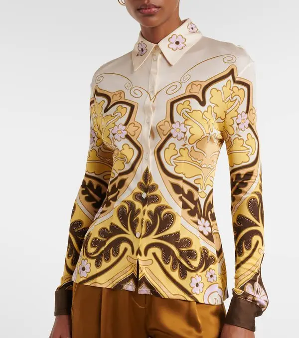 La DoubleJ Spells Placee Printed Shirt