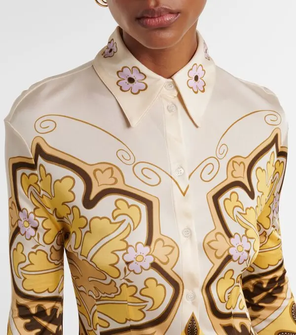 La DoubleJ Spells Placee Printed Shirt