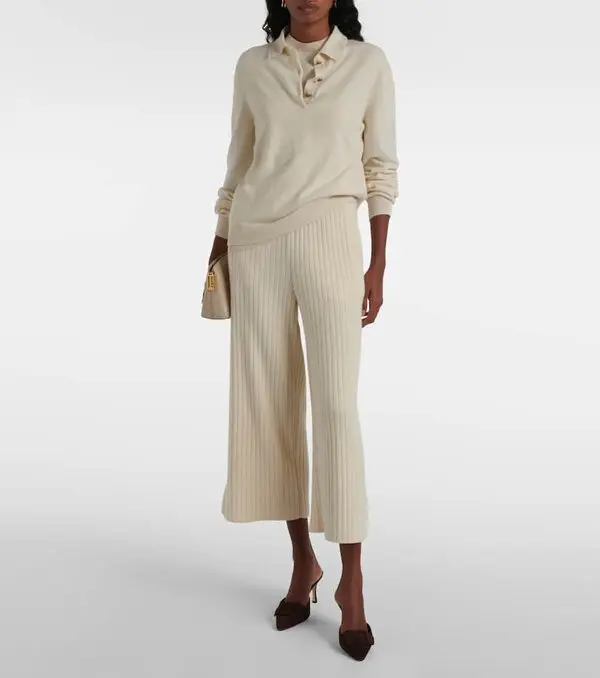 Loro Piana Cashmere Polo Sweater