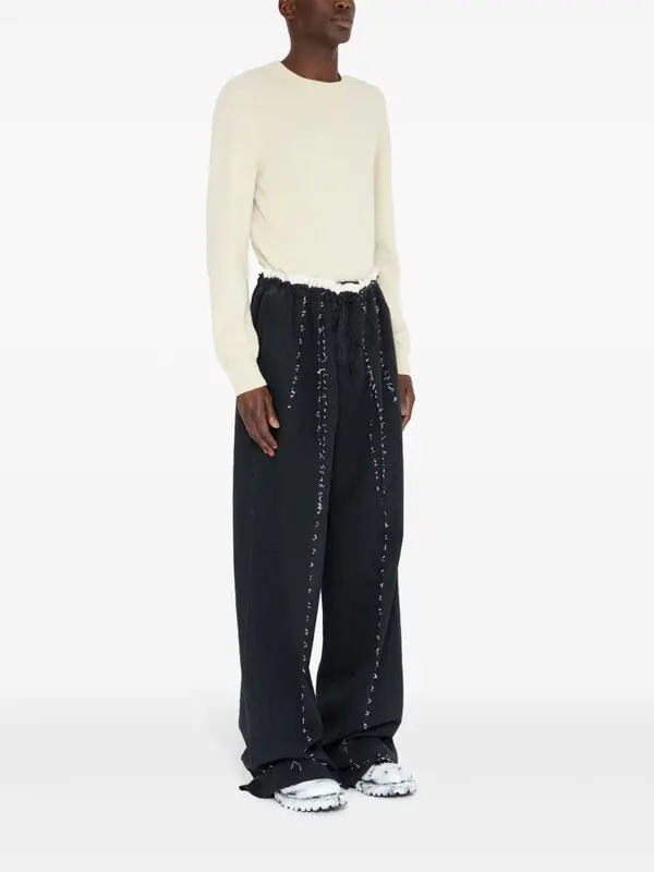 MAISON MARGIELA Four-stitch Logo Track Pants