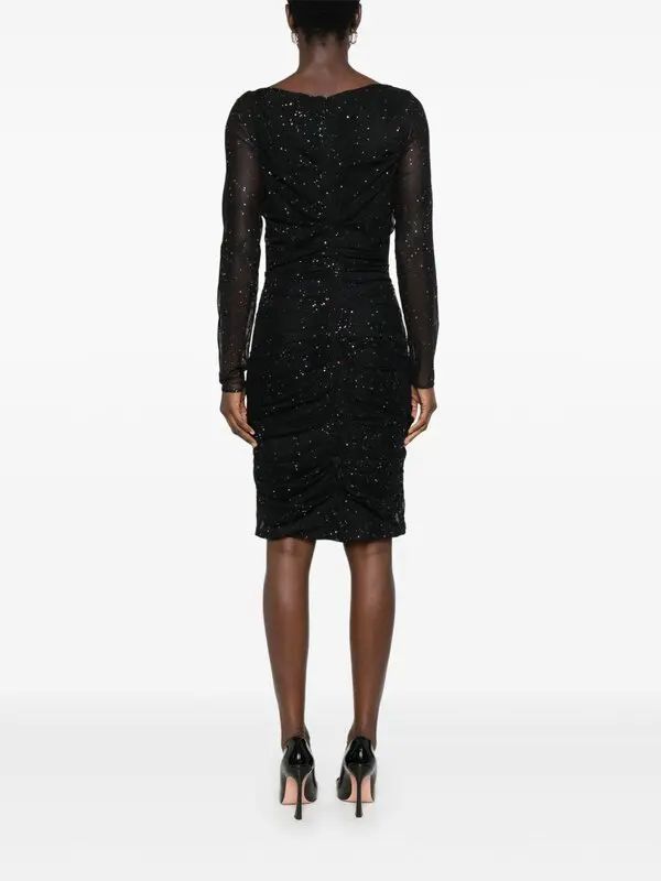 Talbot Runhof Glitter-detailed Mini Dress