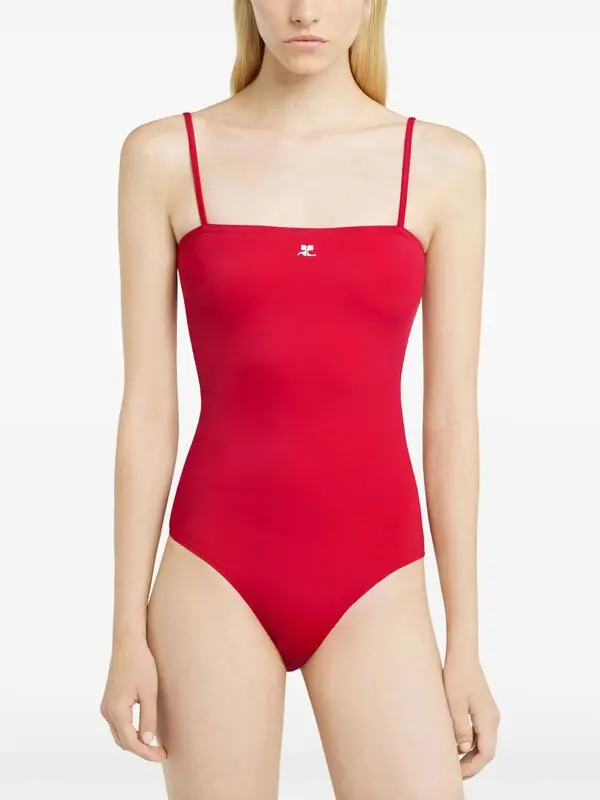 COURREGES Heritage Swimsuit - Red