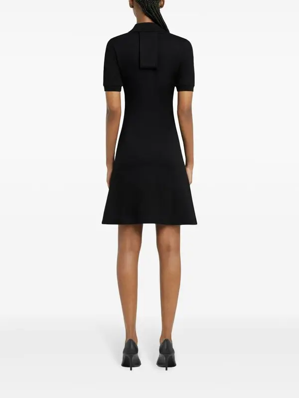 COURREGES Polo Mini Dress - Black
