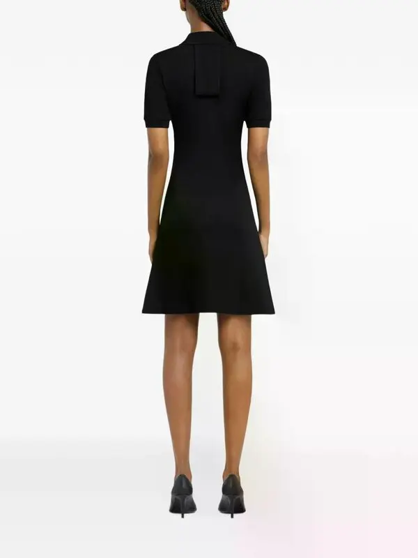 COURREGES Polo Mini Dress - Black