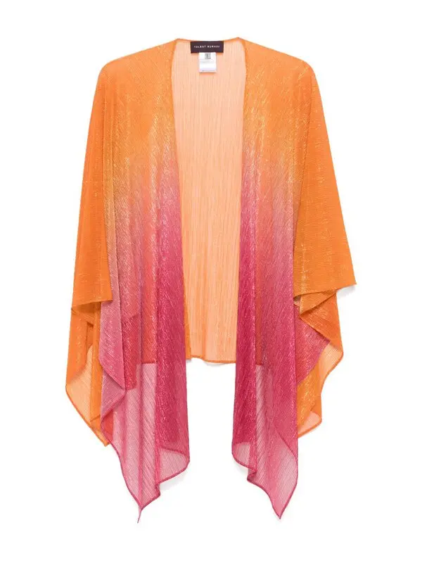 Talbot Runhof Ombré-effect Scarf - Orange