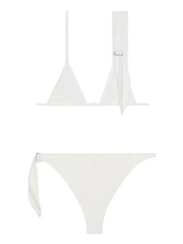 COURREGES Scarf Bikini - White