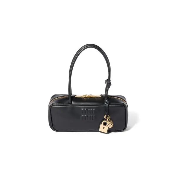 Miu Miu Beau Leather Bag - Black