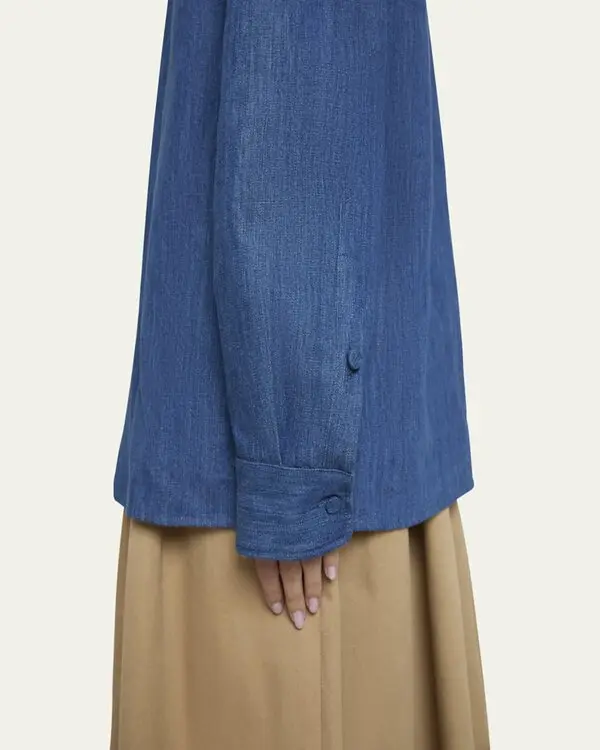 Gabriela Hearst Judie Denim Shirt