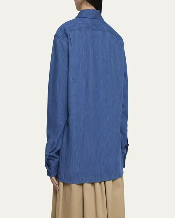 Gabriela Hearst Judie Denim Shirt