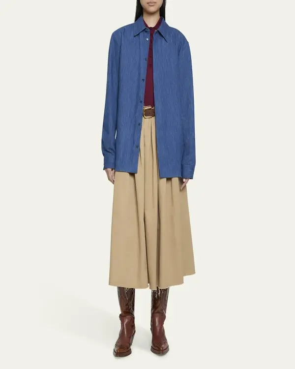 Gabriela Hearst Judie Denim Shirt