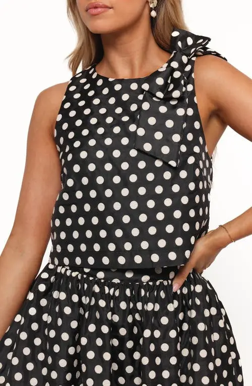 PETAL & PUP Polka Dot Sleeveless Top And Maxi Skirt Set