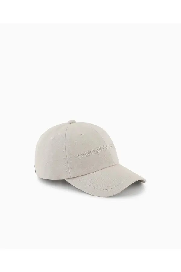 Emporio Armani Embroidered Baseball Cap - Beige