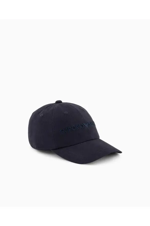 Emporio Armani Embroidered Baseball Cap - Navy