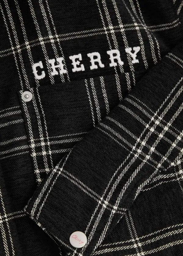 CHERRY LOS ANGELES Checked-jacquard Chenille Jacket