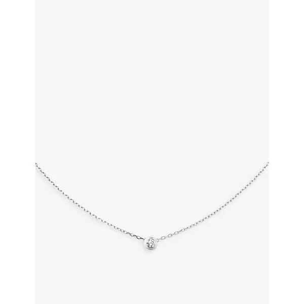 CARTIER D'amour Large Diamond Necklace - White Gold
