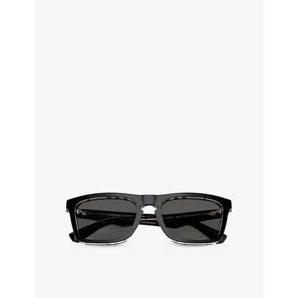 Burberry Be4434 Square Sunglasses - Black