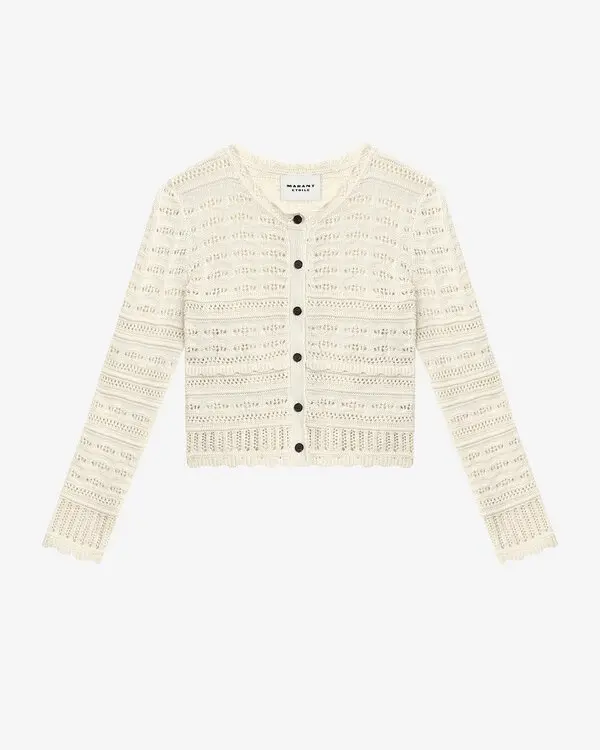 MARANT ETOILE Ajaline Cardigan - Ecru