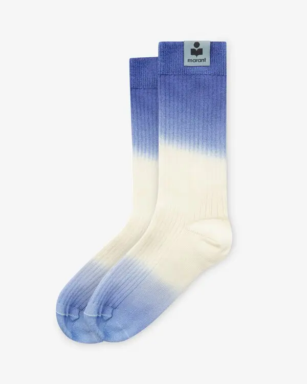 Isabel Marant Mizia Socks - Light Blue/blue