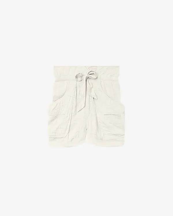 ETOILE Sereni Crinkled Relaxed Fit Shorts With Drawstring Waist