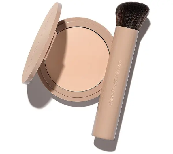 NO MAKEUP MAKEUP 4-in-1 Foundation With Brush - One-color