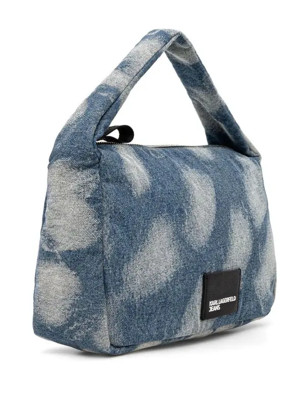 Karl Lagerfeld Bleached Denim Tote