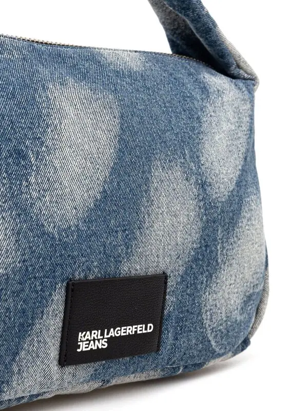 Karl Lagerfeld Bleached Denim Tote