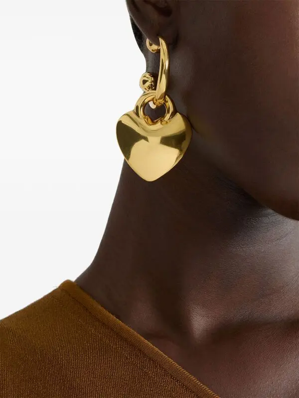 PATOU Heart Hoop Single Earring