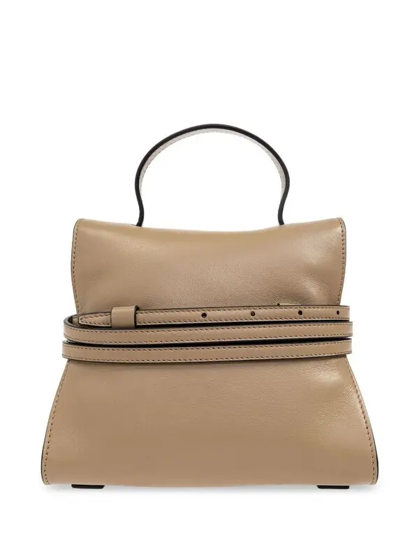 Moschino Small Tie Me Shoulder Bag - Neutrals