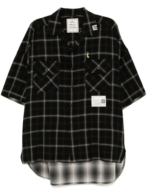 Mihara Yasuhiro Double Layered Check Shirt