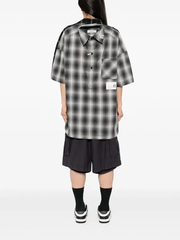 Mihara Yasuhiro Double Layered Check Shirt