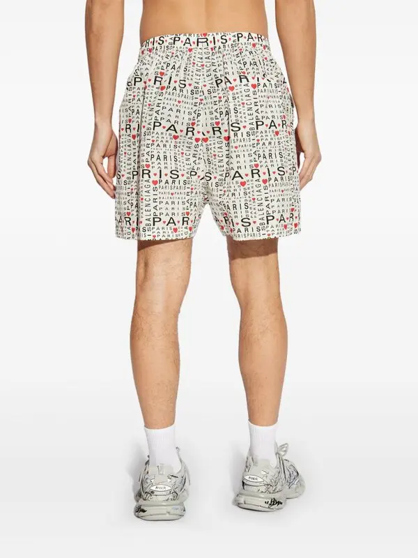 Balenciaga Print Shorts