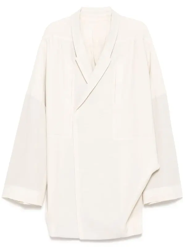 Rick Owens Oversized Arrowhead Blazer - Neutrals