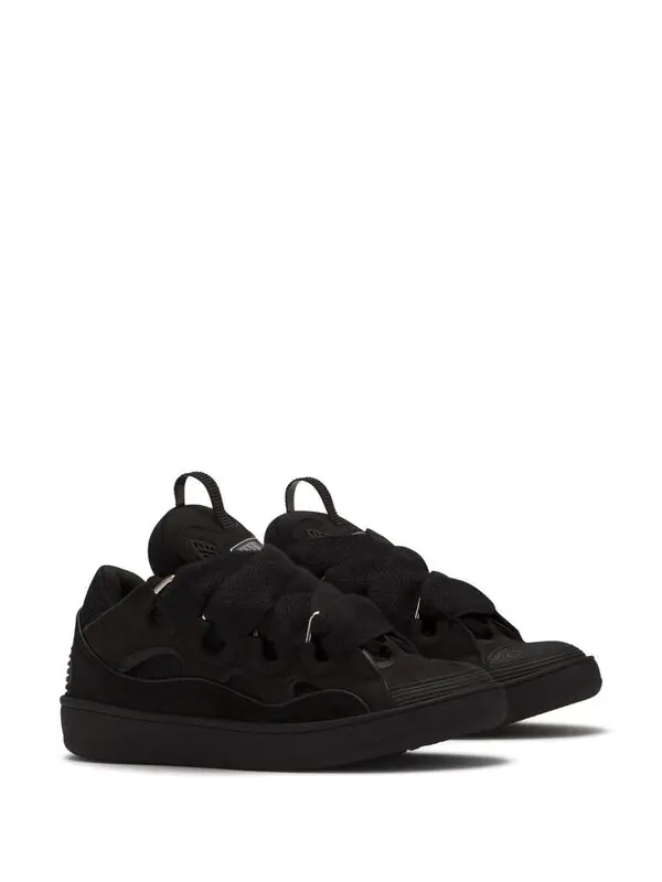 LANVIN Curb Low Top Sneakers - Black