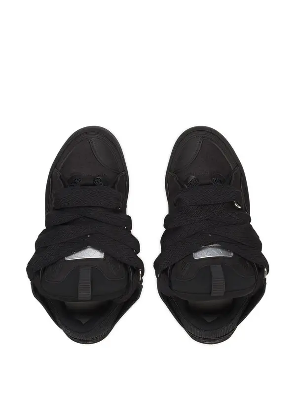 LANVIN Curb Low Top Sneakers - Black