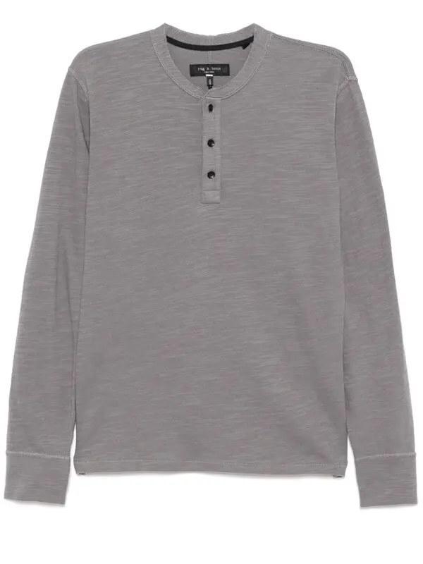 Rag & Bone Classic Flame Henley Shirt