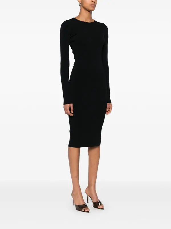 MUGLER Sheer Panelled Dress