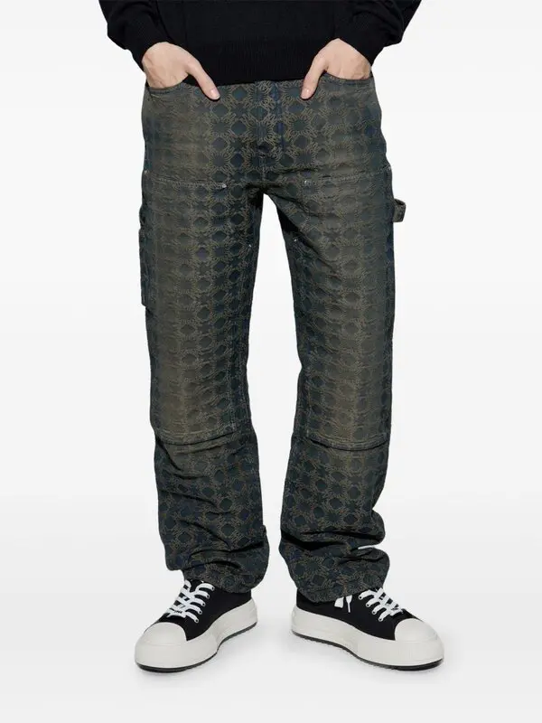 Amiri Ma Quad Jacquard Carpenter Jeans
