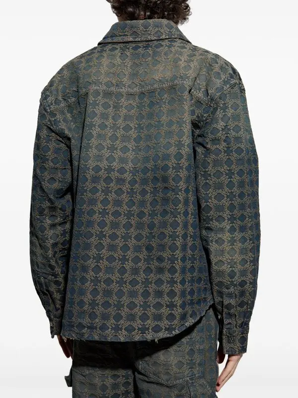 Amiri Ma Quad Jacquard Denim Jacket