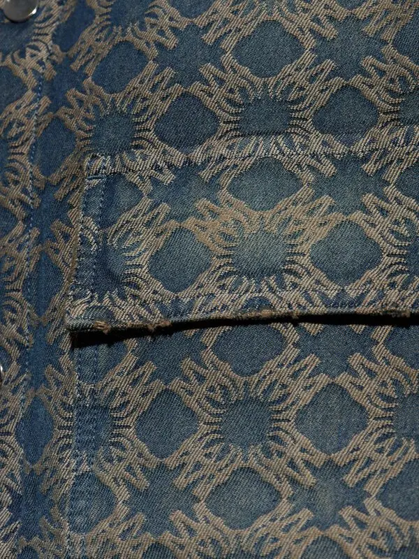 Amiri Ma Quad Jacquard Denim Jacket
